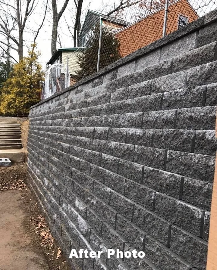 Photos - Custom Retaining Wall Installations