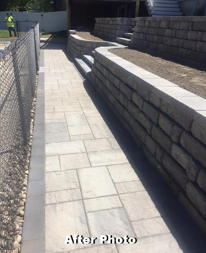 Photos - Custom Retaining Wall Installations