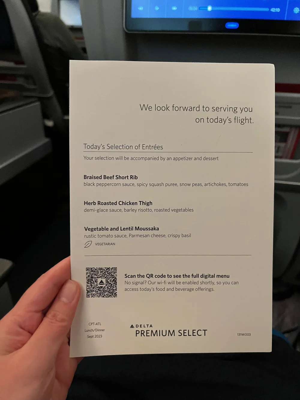 Delta’s Premium Select—worth it? — stray sleep eat
