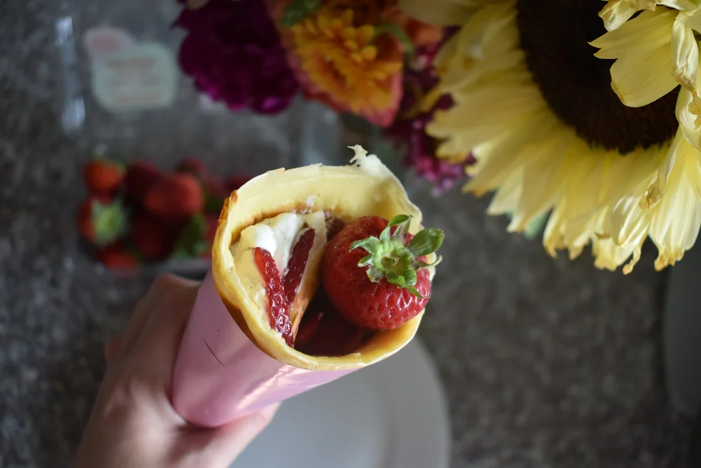 How to make Japanese crepes — stray sleep eat