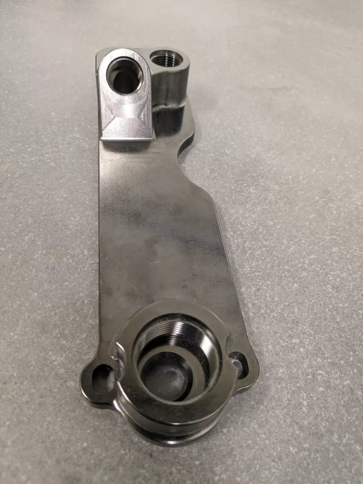 911 Oil cooler block off plate with AN fittings CNC Billet — TOP.Design