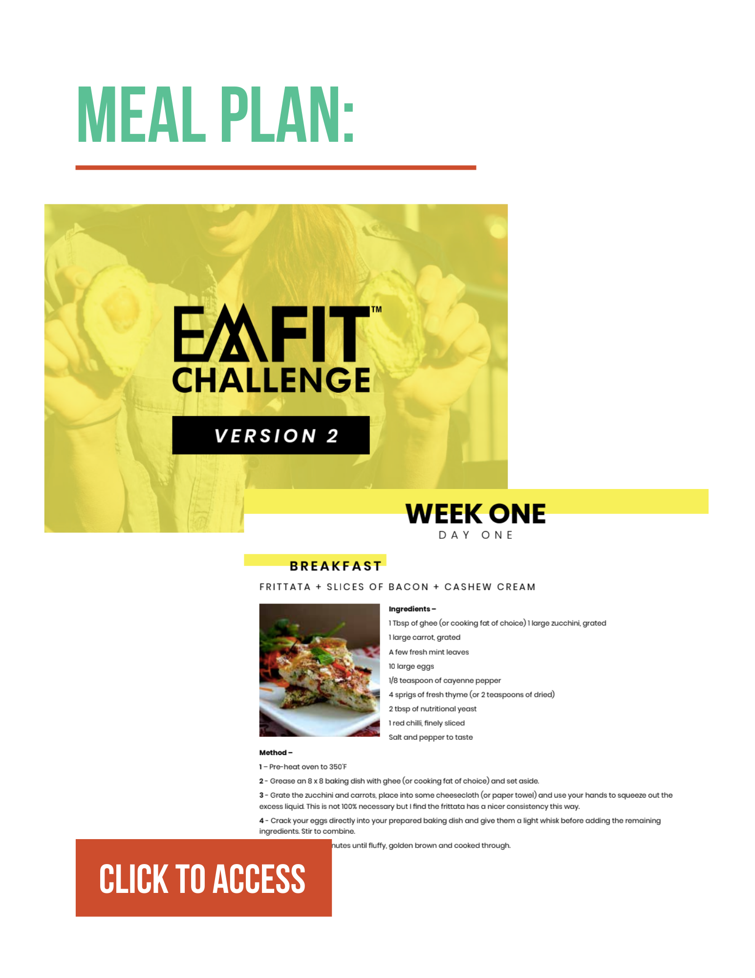 EmFit Challenge Version 1 — Emily Schromm