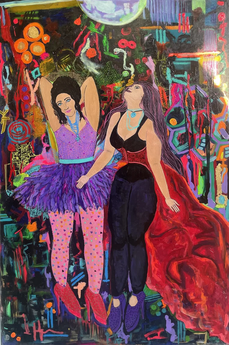 Diva and Cats — Art by Krissy Jenkins