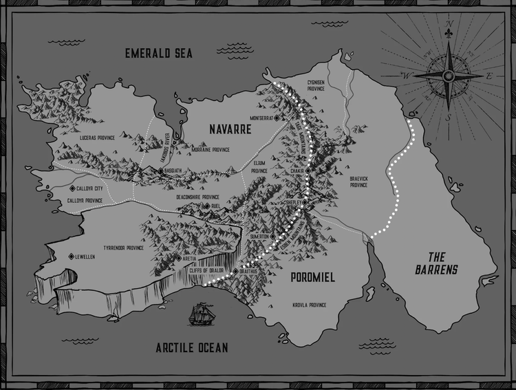 ‘Onyx Storm’ Map of the Isles Breakdown — Maude's Book Club
