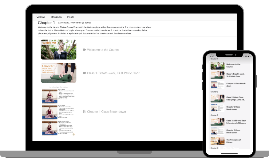 New to Pilates Course — Well-being by Bec Fletcher - Pilates, Massage ...