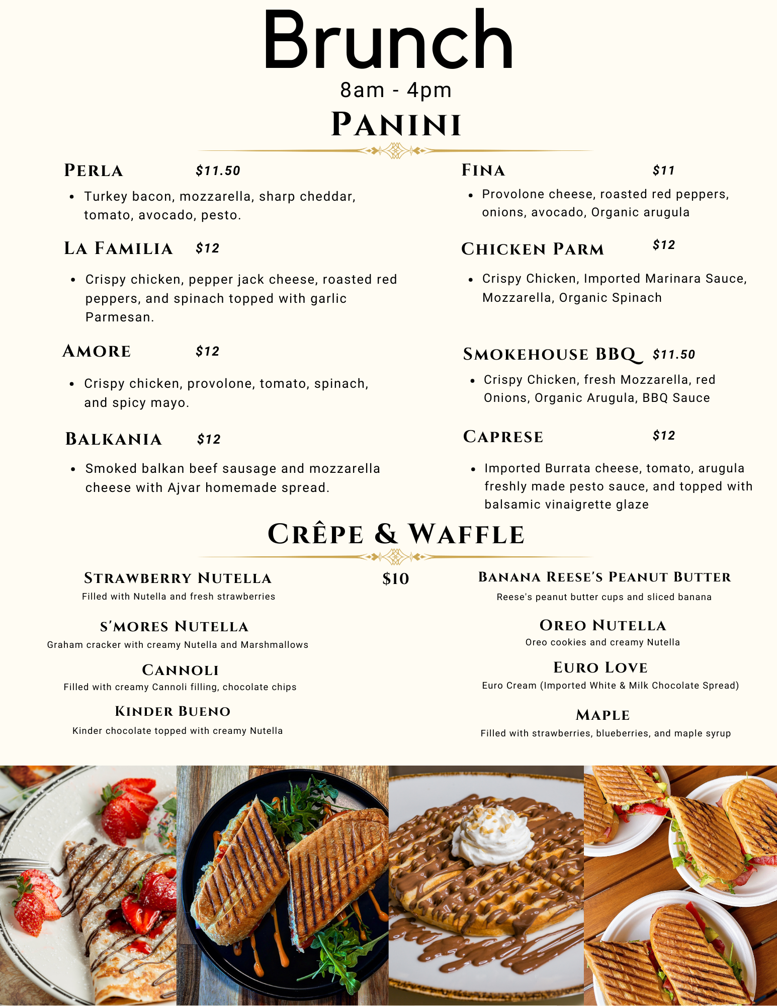 Menu — Perla PA