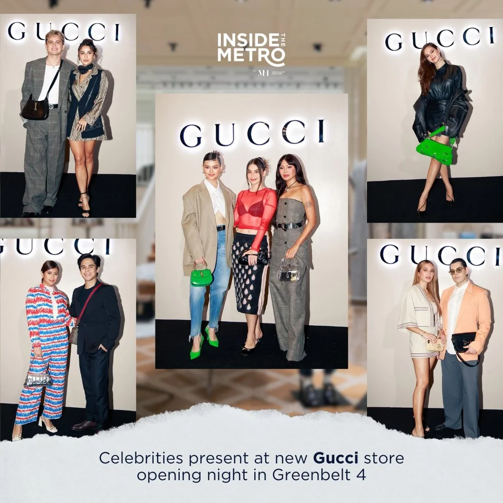 Star-studded Gucci Greenbelt 4 launch event — Inside The Metro