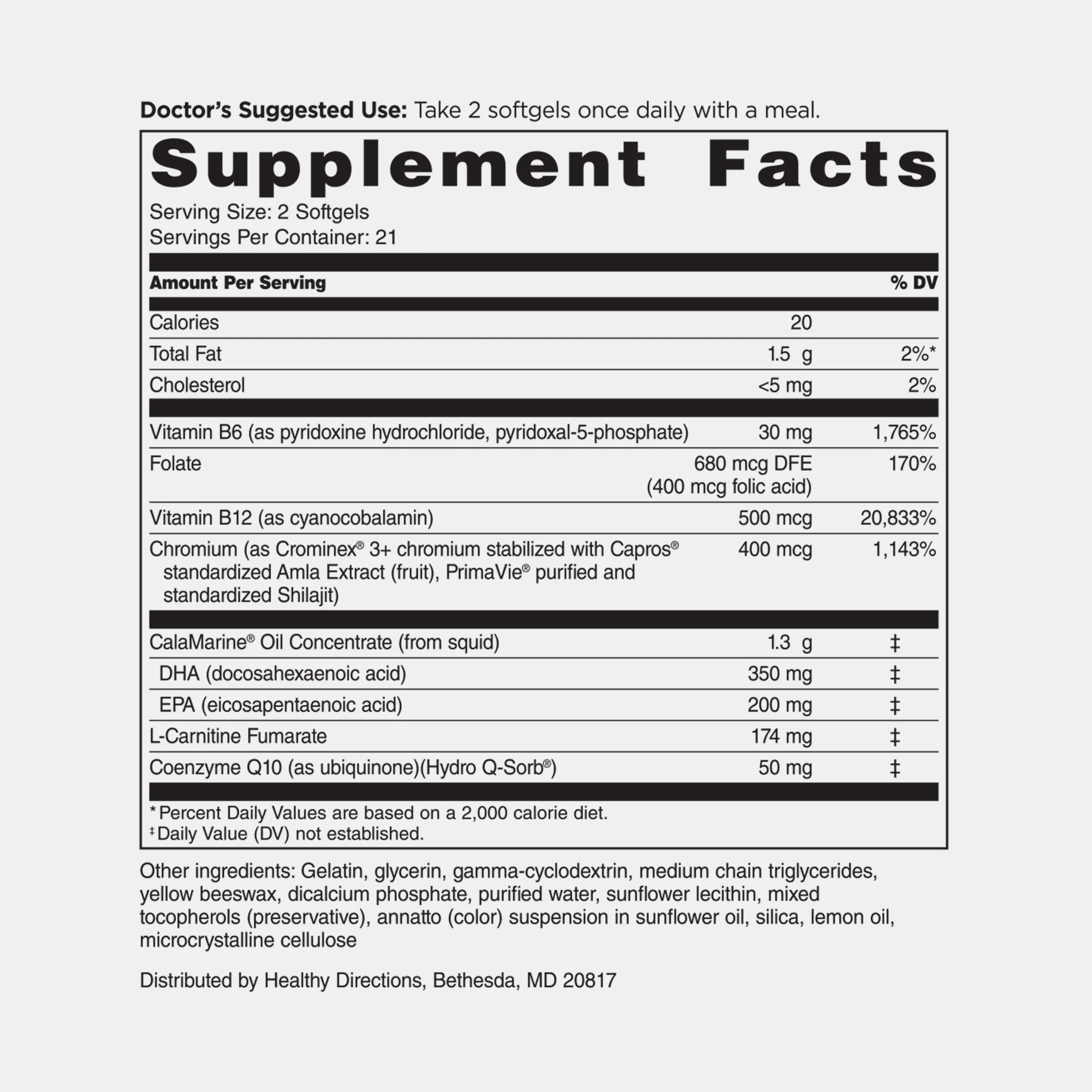 Omega Q Plus — Doctors' Preferred