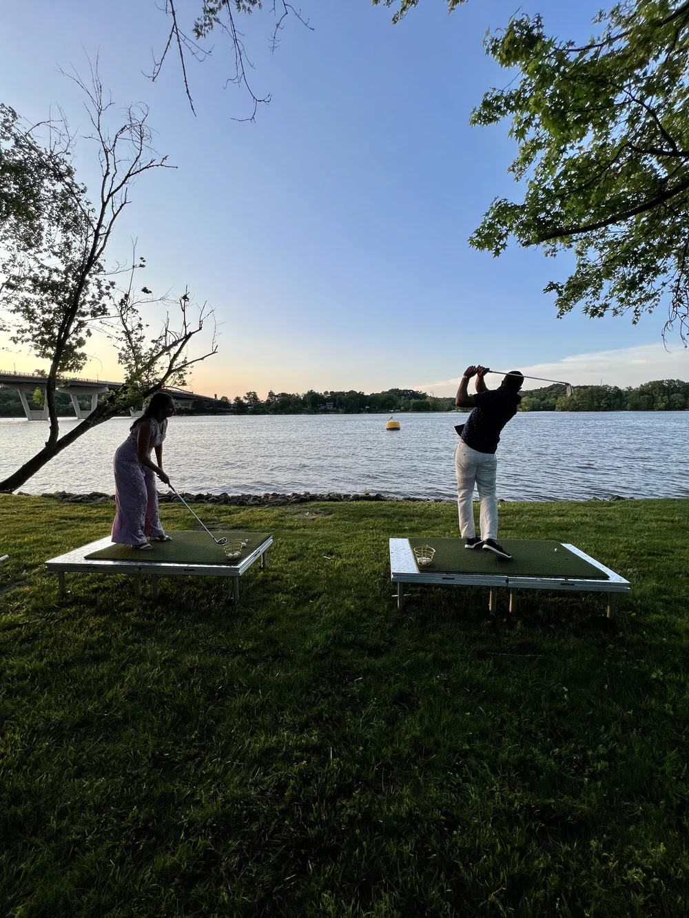 Book a waterfront driving range for your group