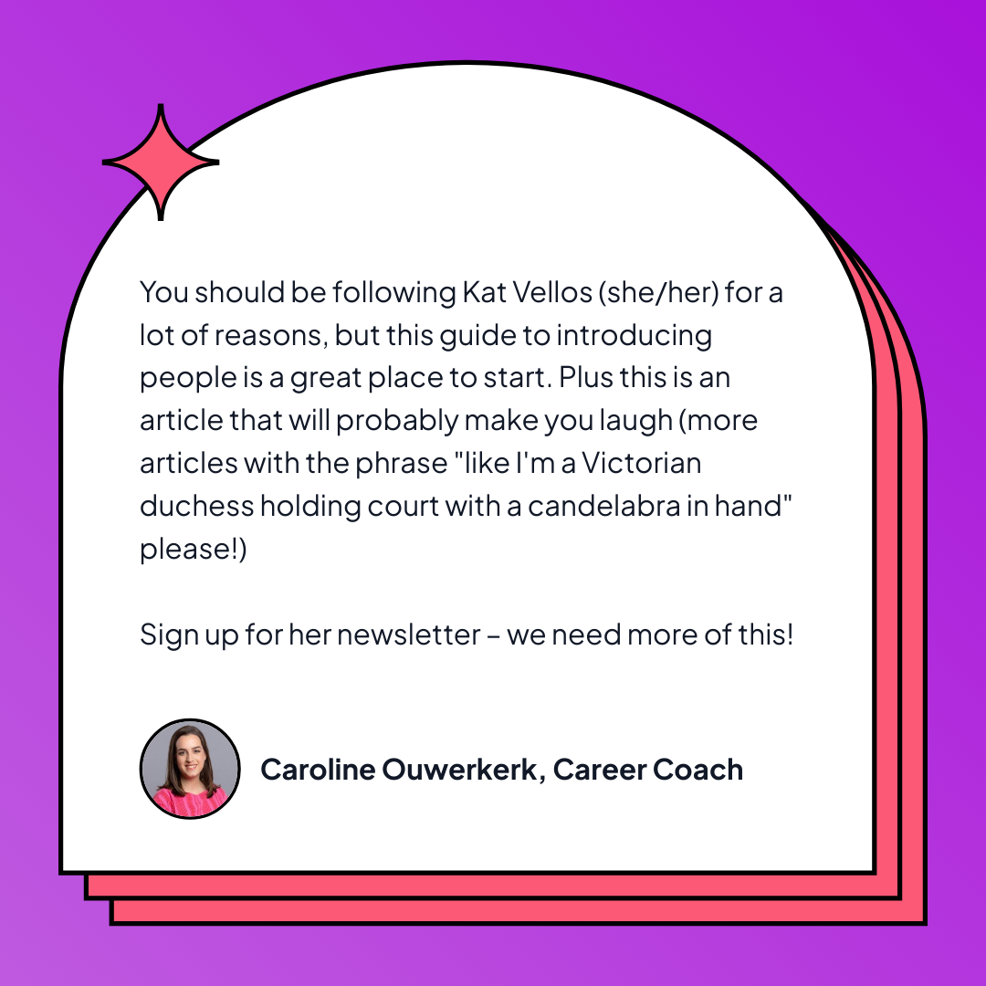 From #*&% to YES! The email introduction method loved by millions — We Should Get Together