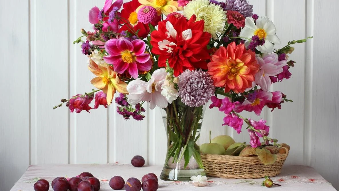 Vase With Fresh Flowers