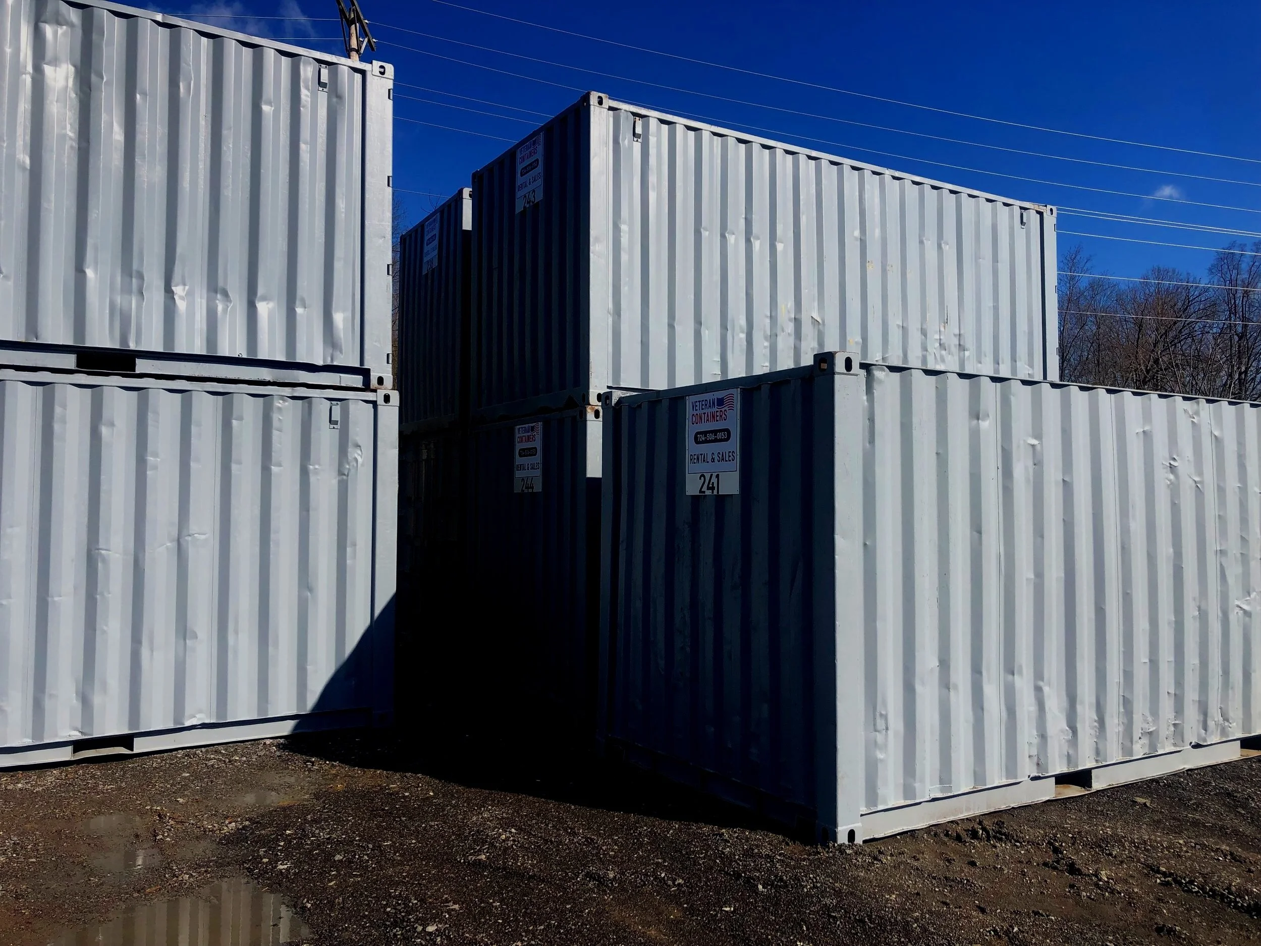 Shipping containers, storage container, cement blocks , decorative ...