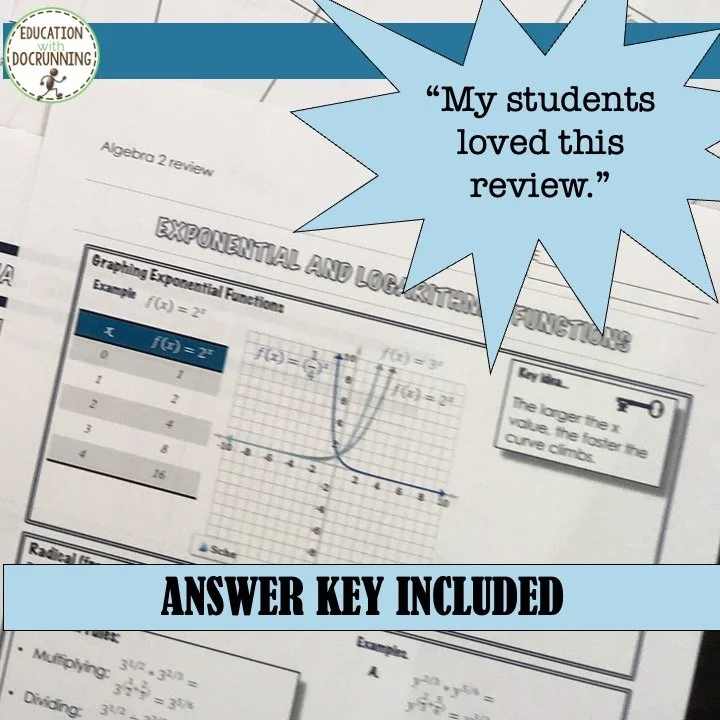 Graphing Rational Functions Activity Puzzle — Education with DocRunning