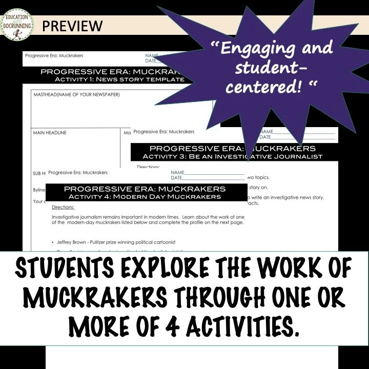 Muckrakers Progressive Era Newspaper