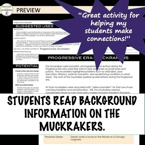 Roaring Twenties Gallery Walk Activity for 1920s — Education with ...