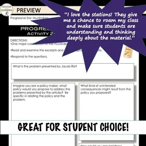 Roaring Twenties Gallery Walk Activity for 1920s — Education with ...