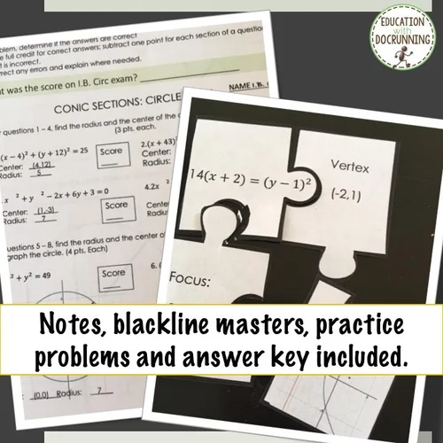 Graphing Rational Functions Activity Puzzle — Education with DocRunning