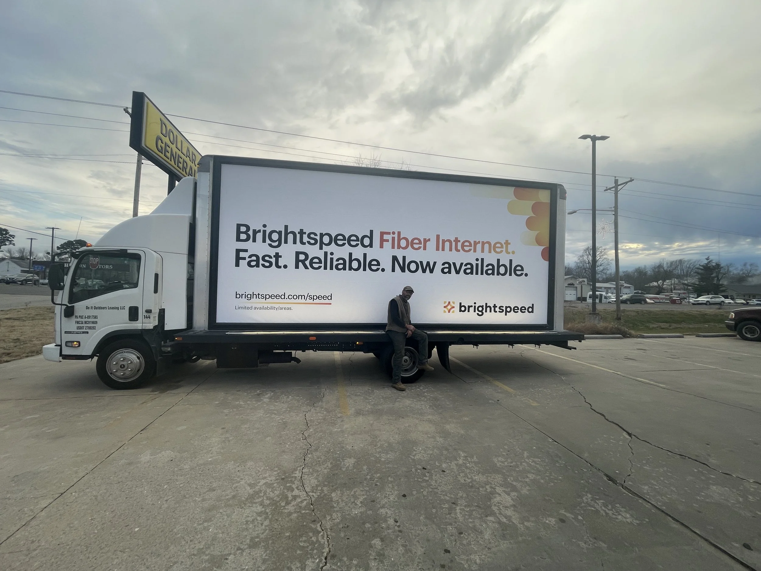 Brightspeed — do it outdoors