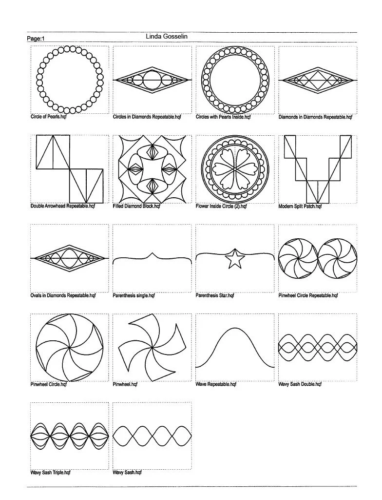 Pantographs — Up Along Quilting