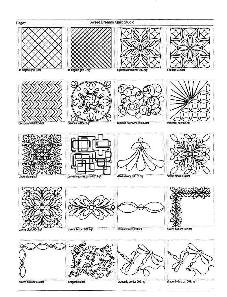 Pantographs — Up Along Quilting