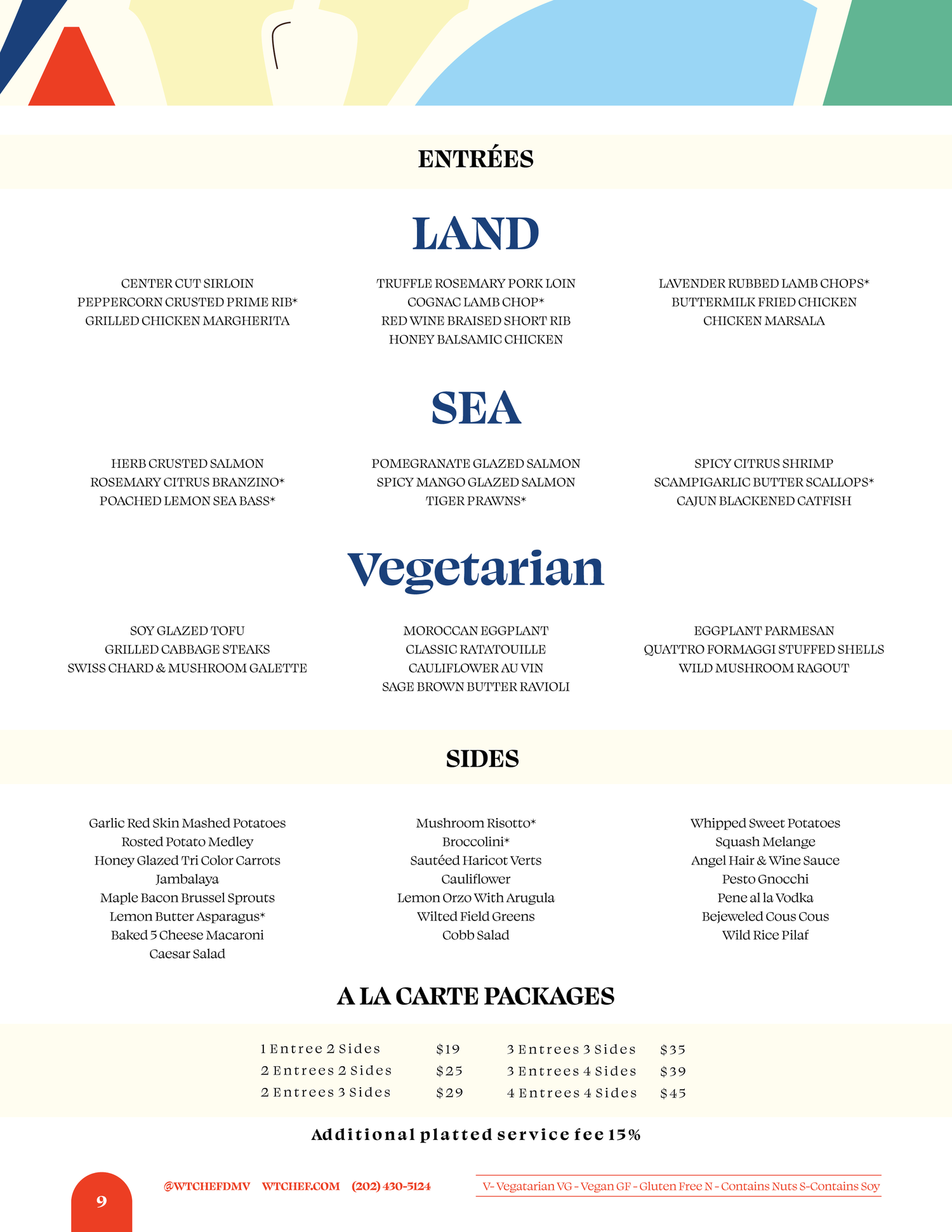 Signature Menu | Experience Gourmet Catering — Book Today — What The ...