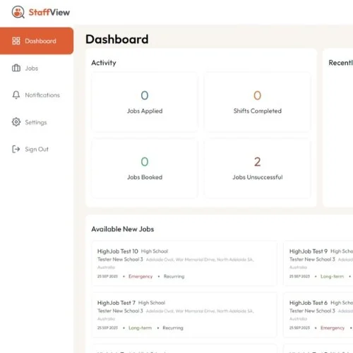 StaffView-Adelaide schools, preschools and centres free casual staffing