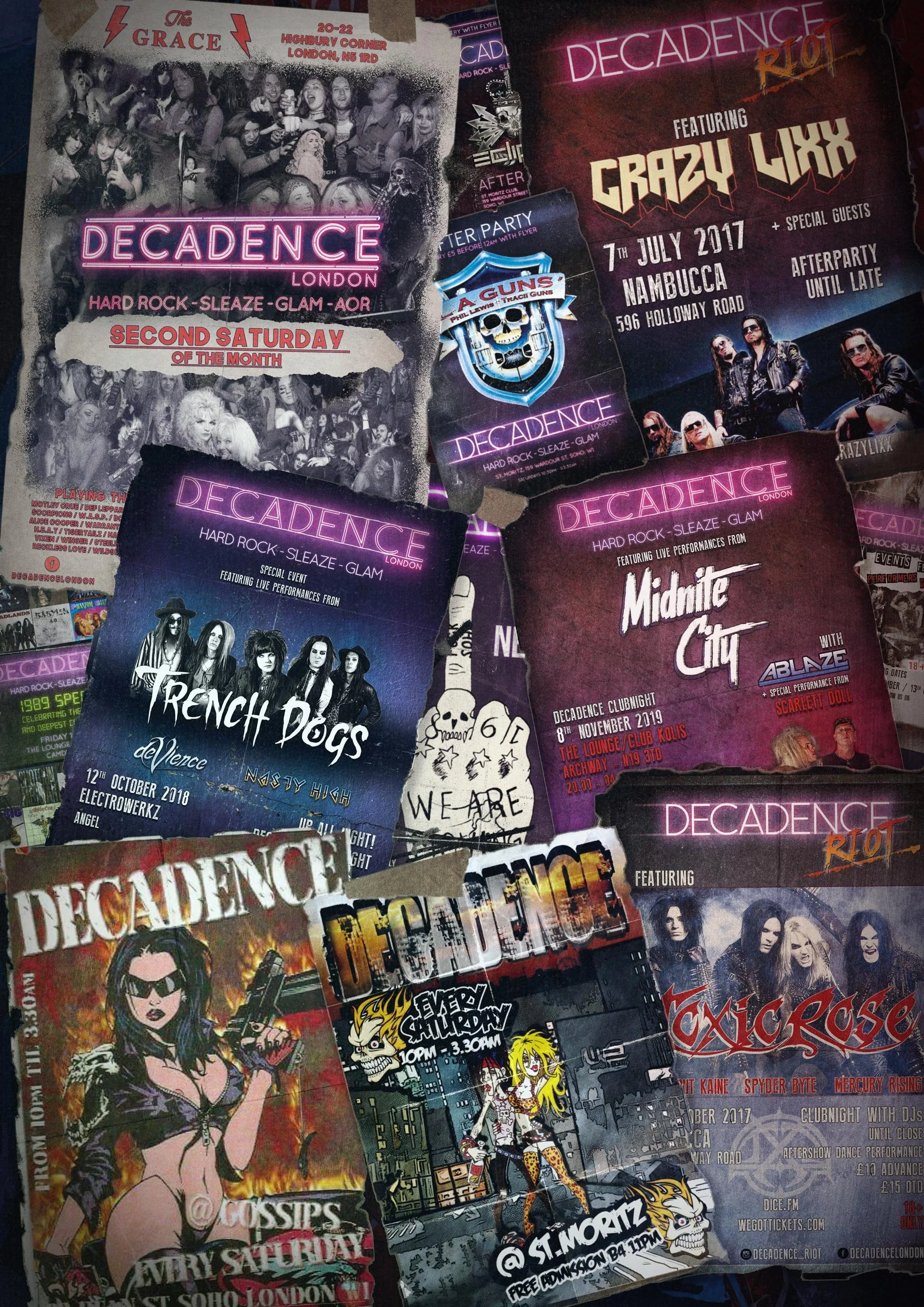 London's Longest Running Hard Rock Club Night — Decadence London