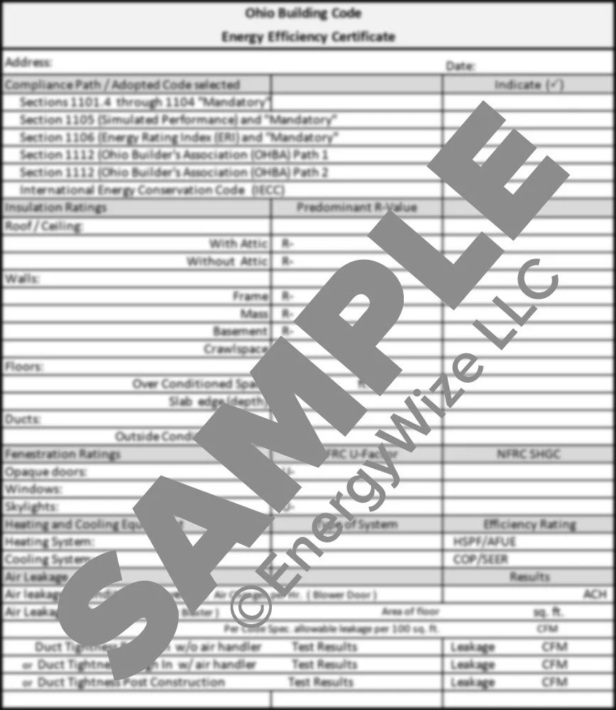 Energy Code Compliance Testing for Residential Building Contractors ...
