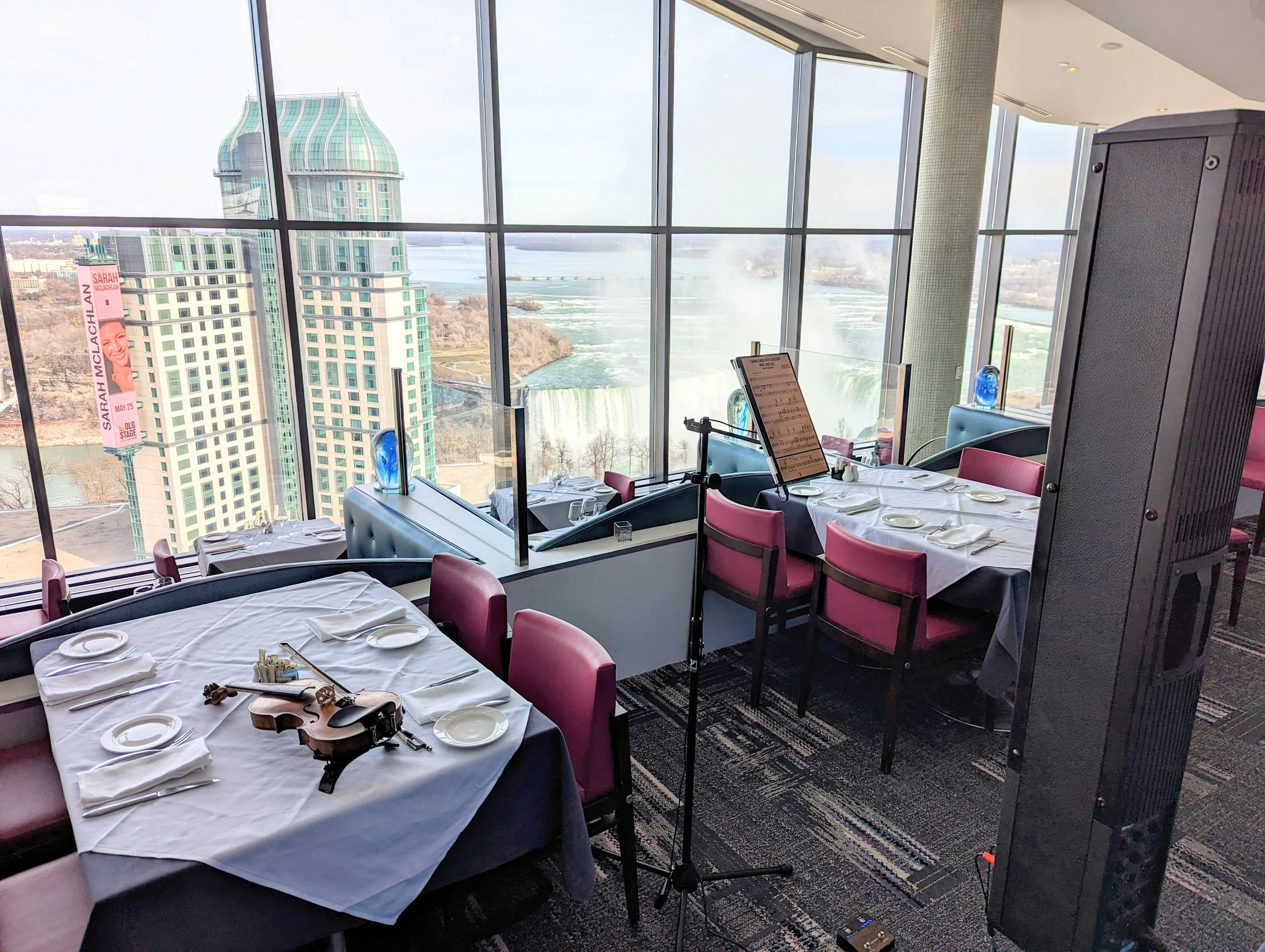 Watermark restaurant — Liam Calhoun - Violinist