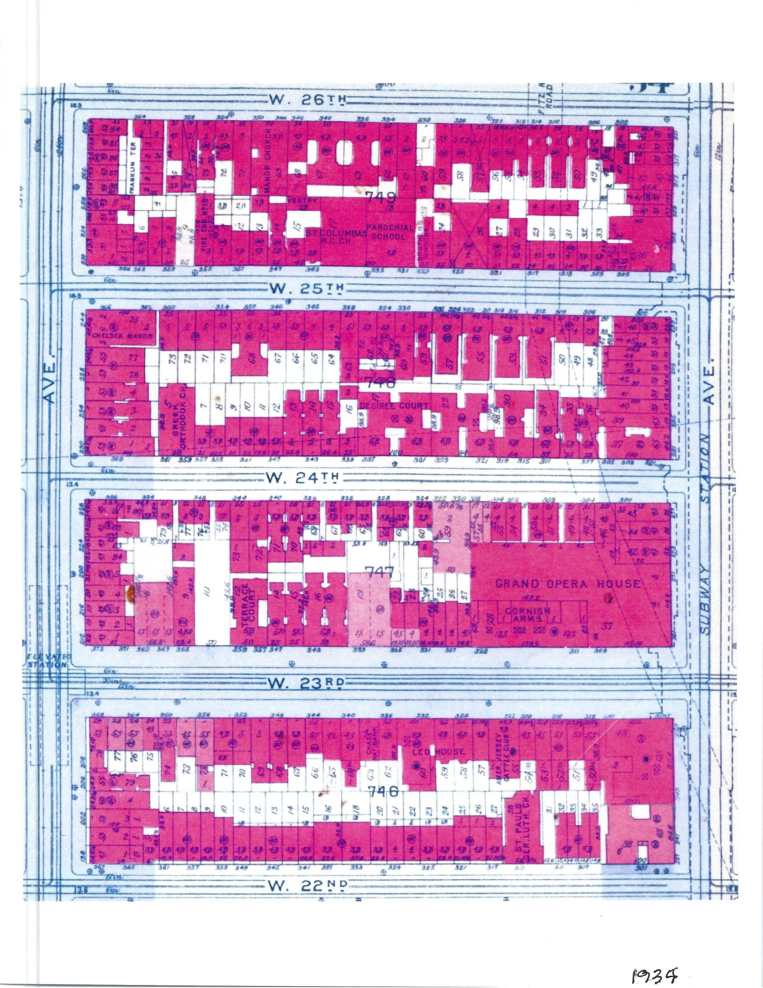 Maps of Penn South Footprint (1916, 1934) — Penn South Social Services