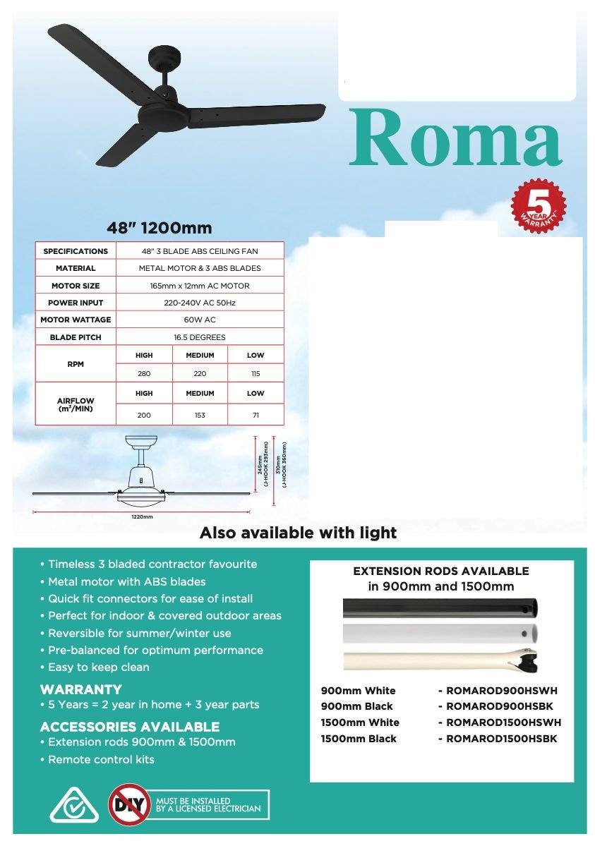 Ceiling Fans — Electrical Embassy