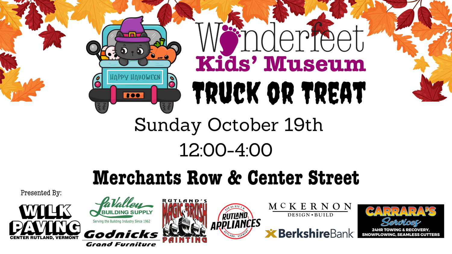 Truck or Treat 2025 — Wonderfeet Kids Museum