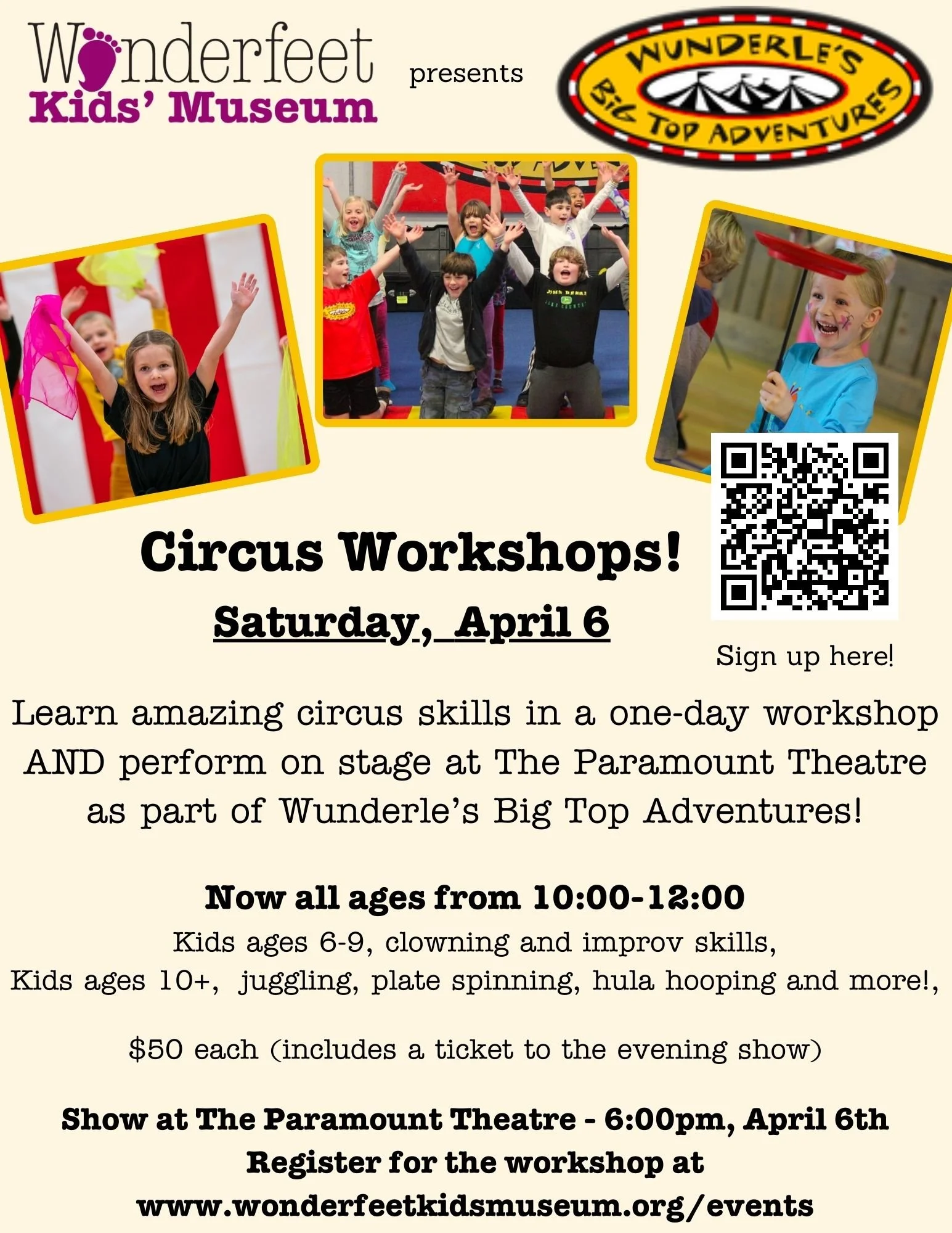 Wunderle's Circus Workshops — Wonderfeet Kids Museum