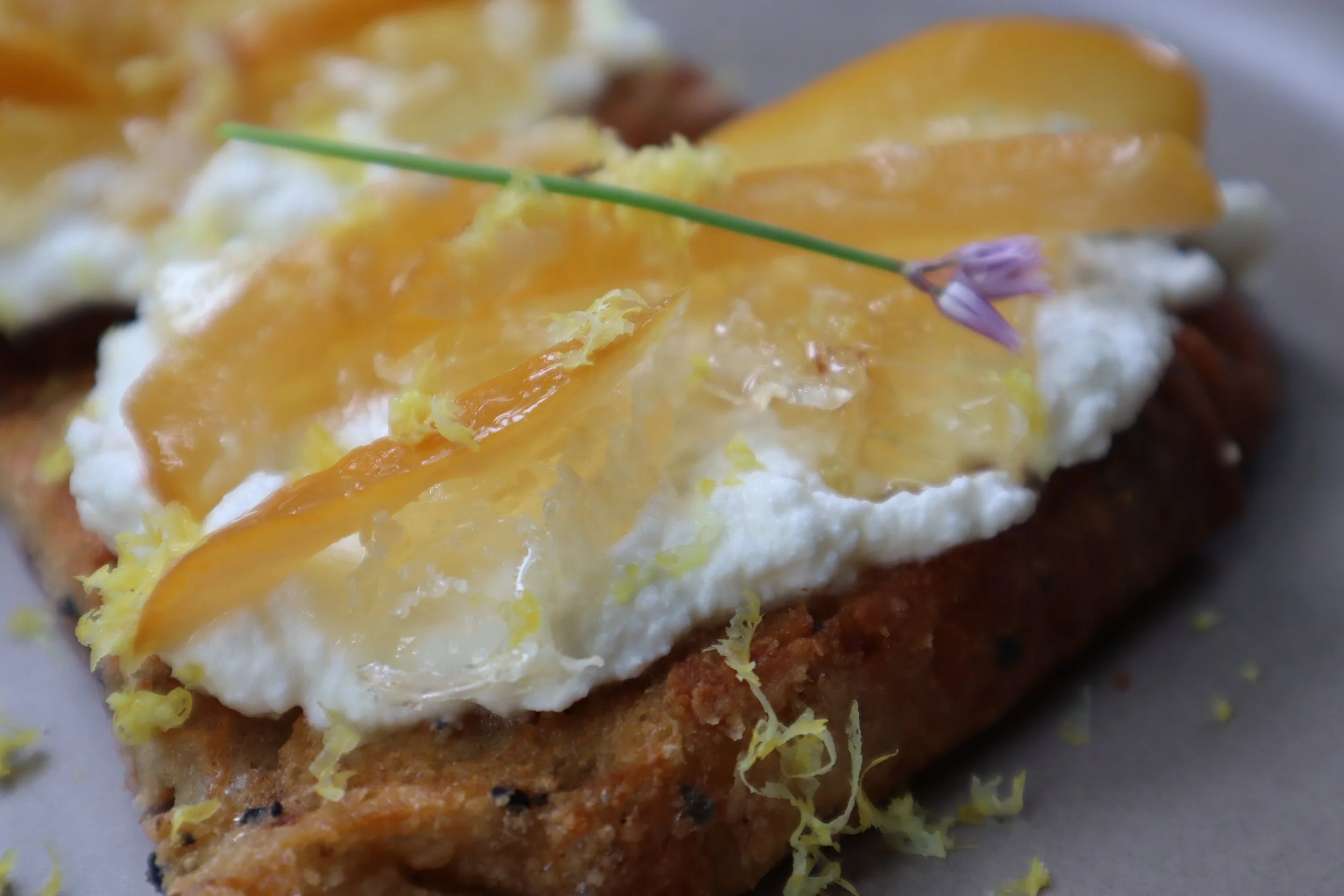 Preserved Lemon Honeycomb Toast — Amelia is NOT a Chef