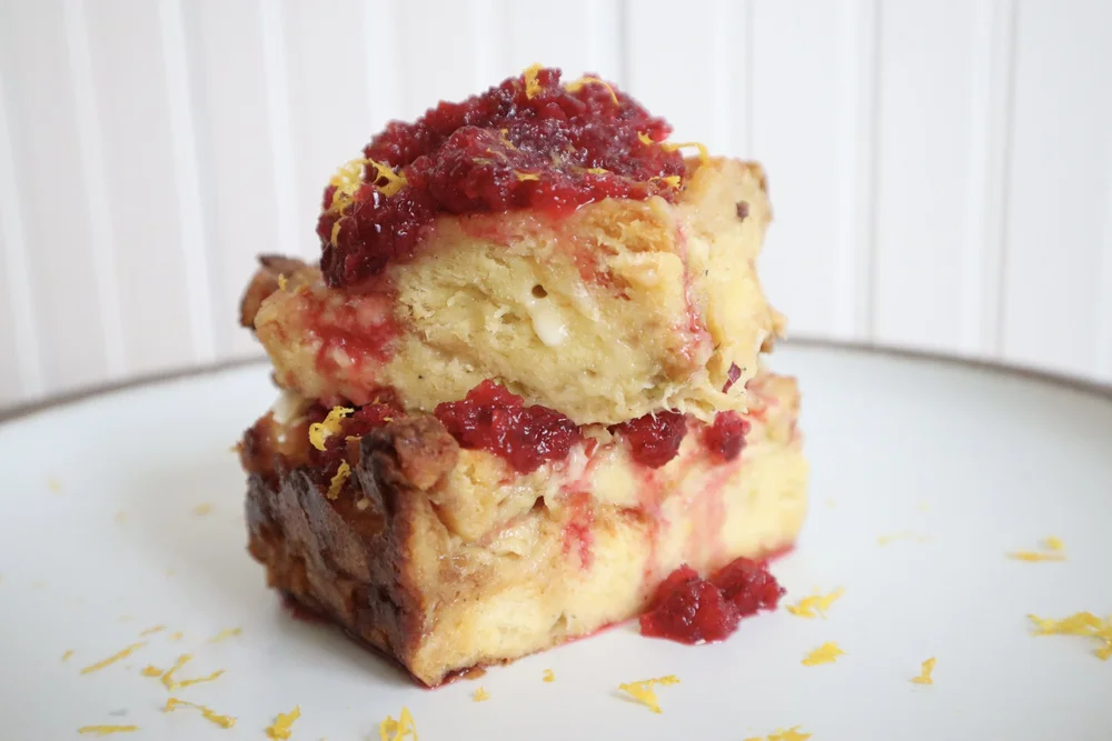 Caramelized Leek & Fennel Savory Bread Pudding Recipe — Amelia is NOT a ...