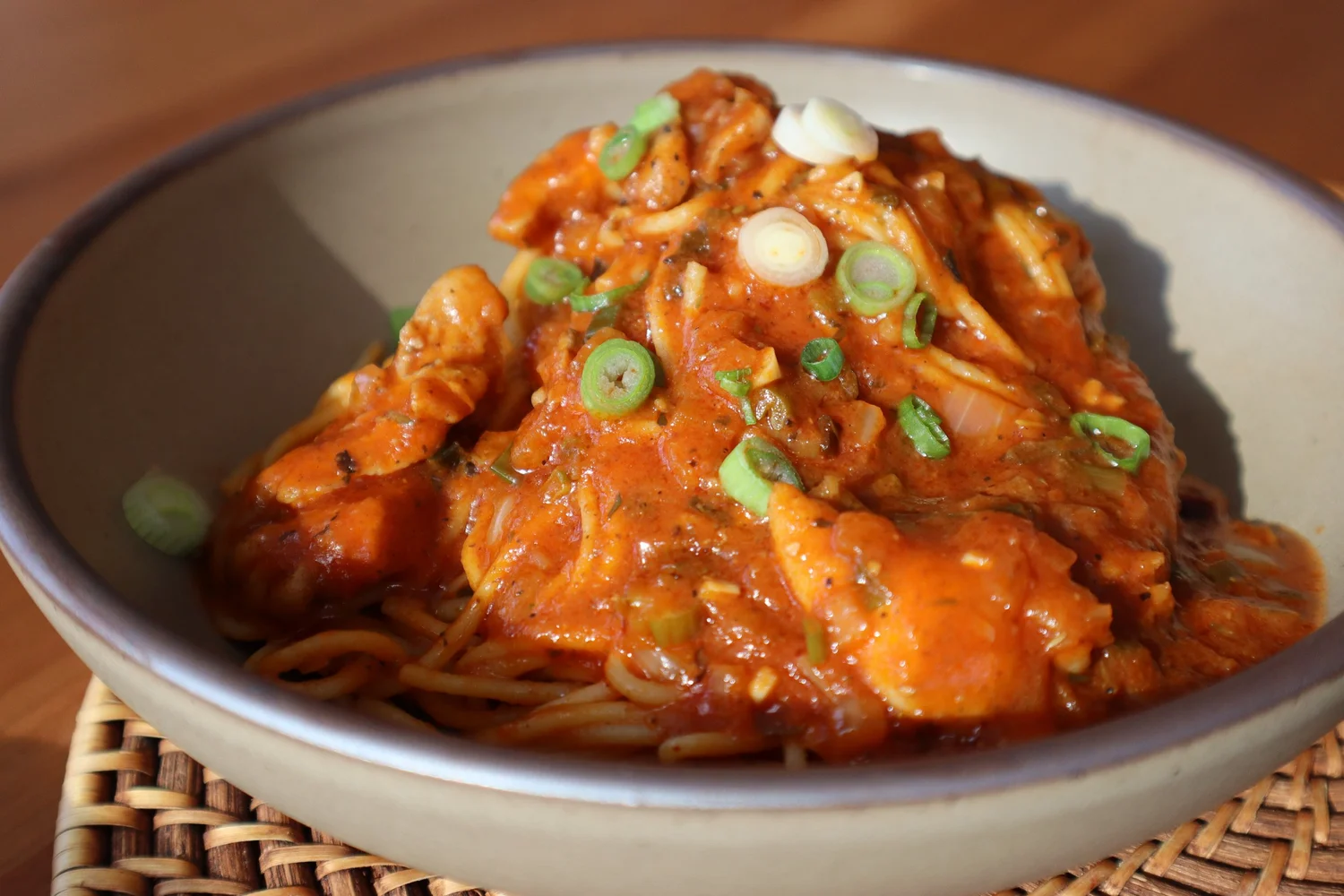 Chicken Big Mamou on Pasta by Chef Paul Prudhomme — Amelia is NOT a Chef
