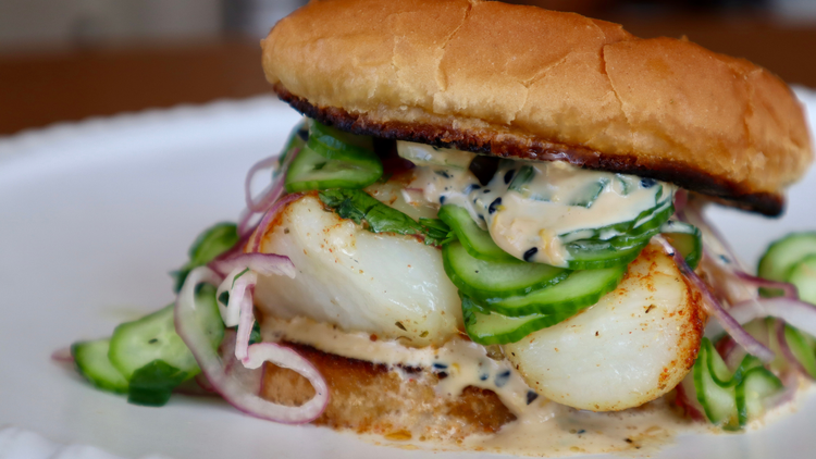 Blackened Cod Sandwiches — Amelia is NOT a Chef