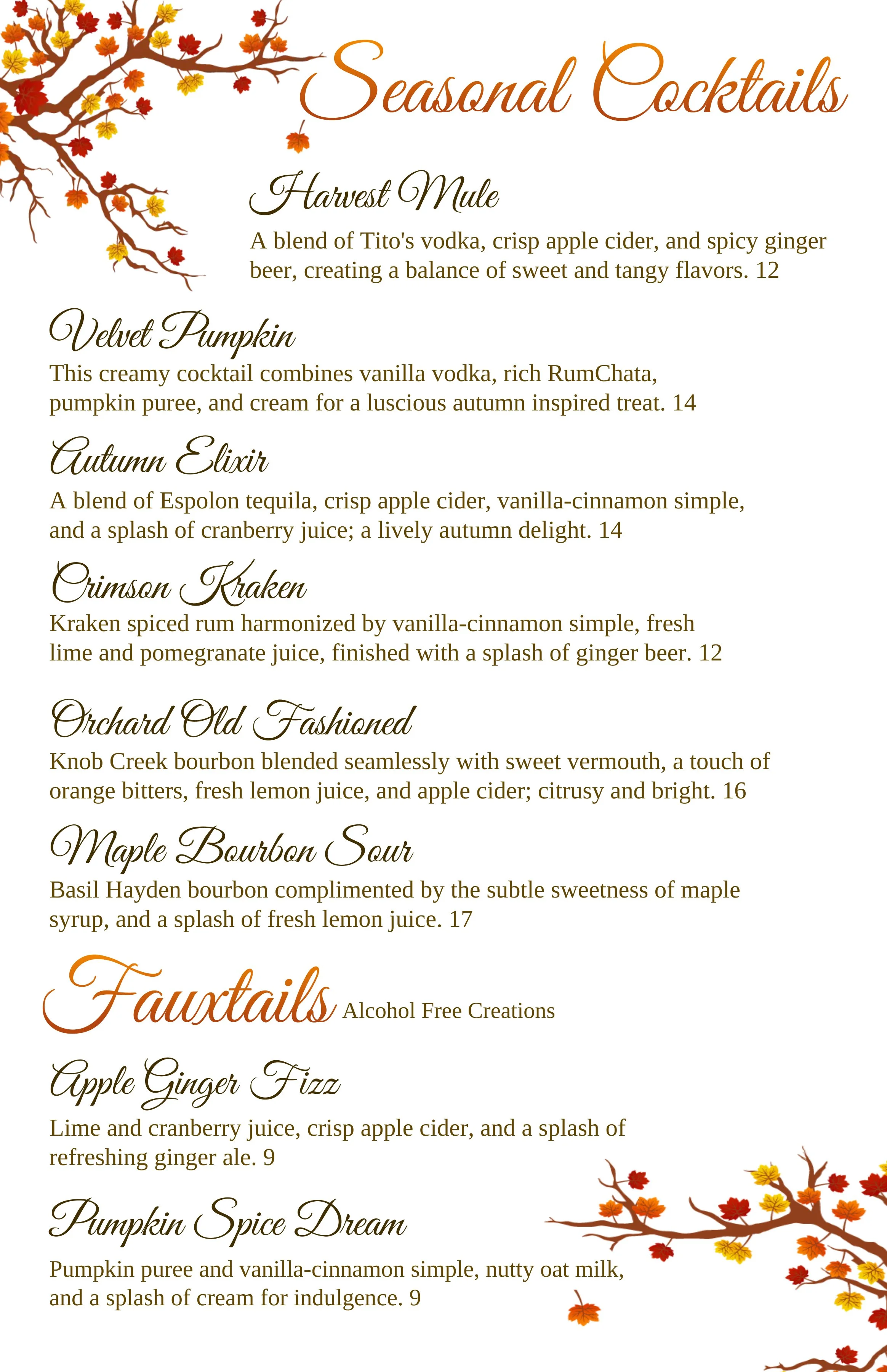 Fondue Menu — Restaurant Downtown Wilmington NC | Little Dipper Fondue