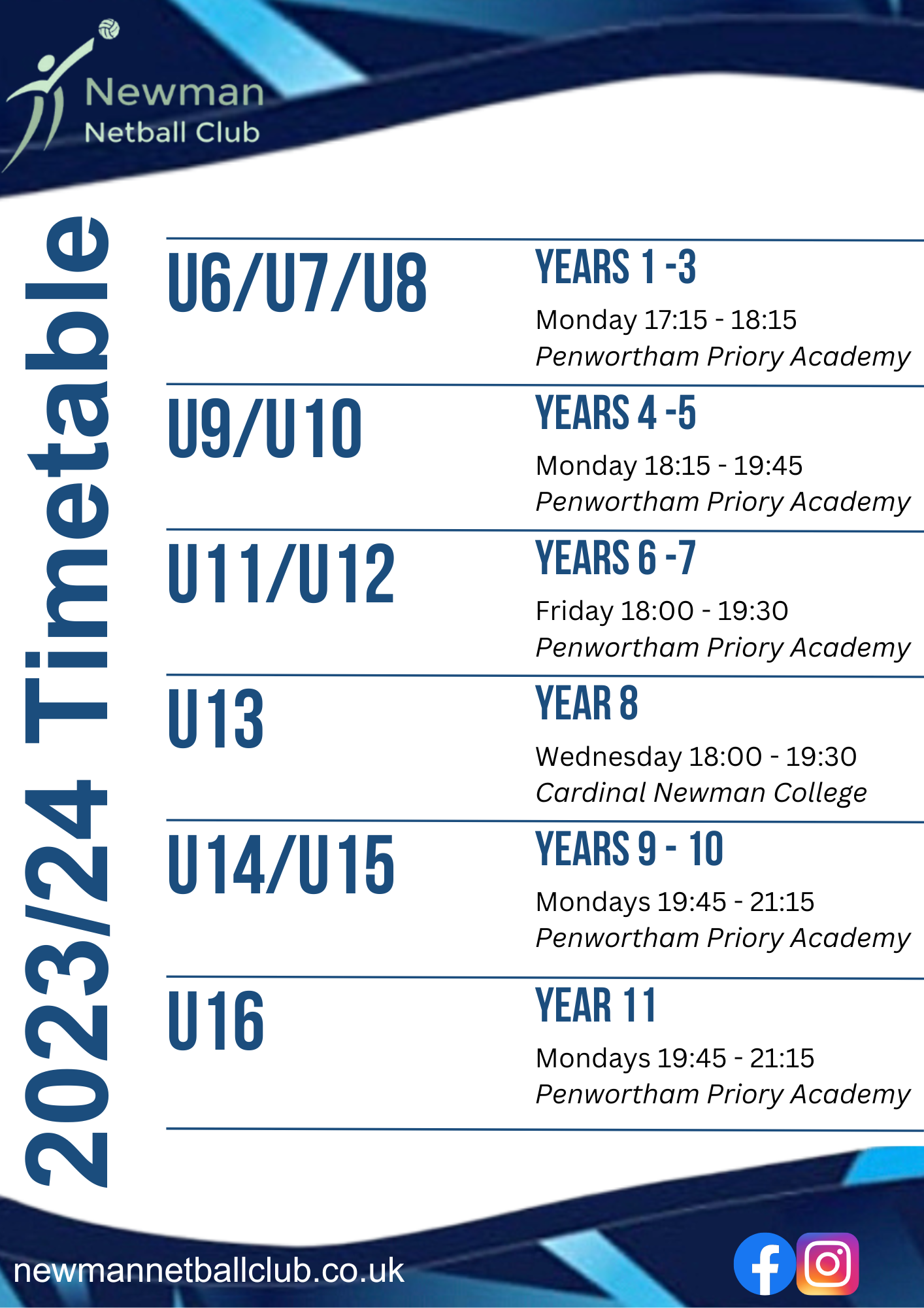 Appointments 3 — Newman Netball Club
