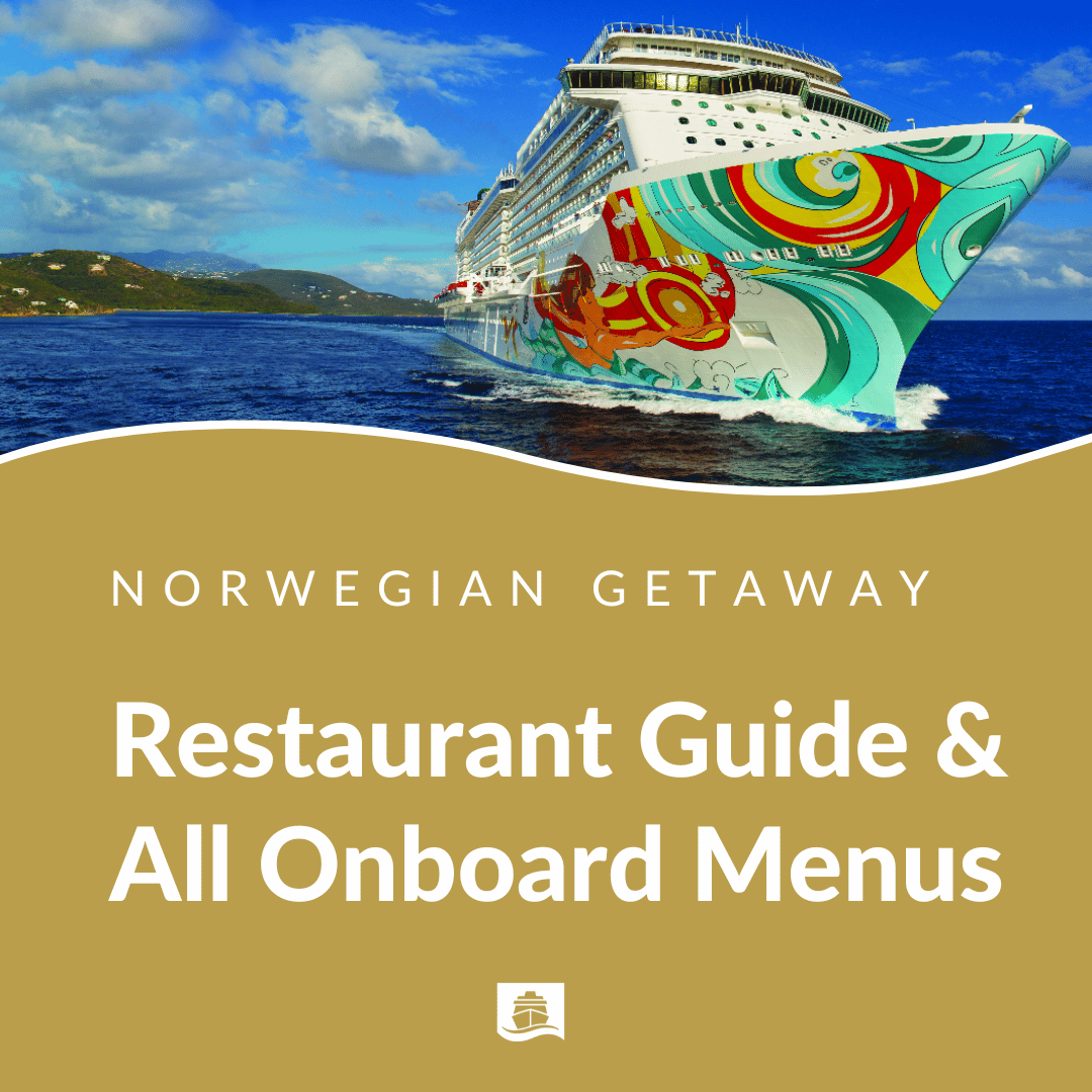 All Menus from Norwegian Breakaway - Main Dining, Cagney's, Le Bistro ...