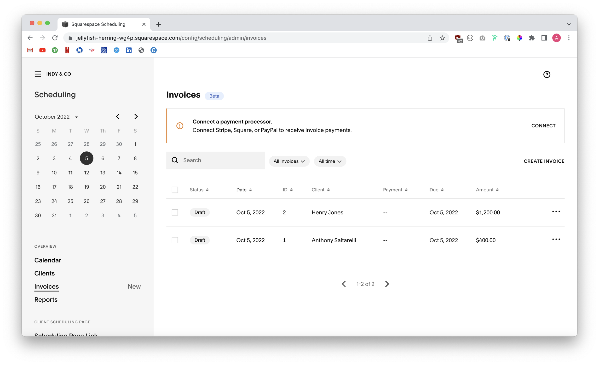 Squarespace — Anthony Saltarelli