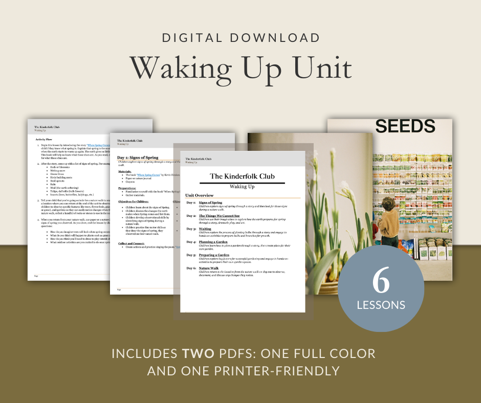 Waking Up Unit — KINDERFOLK