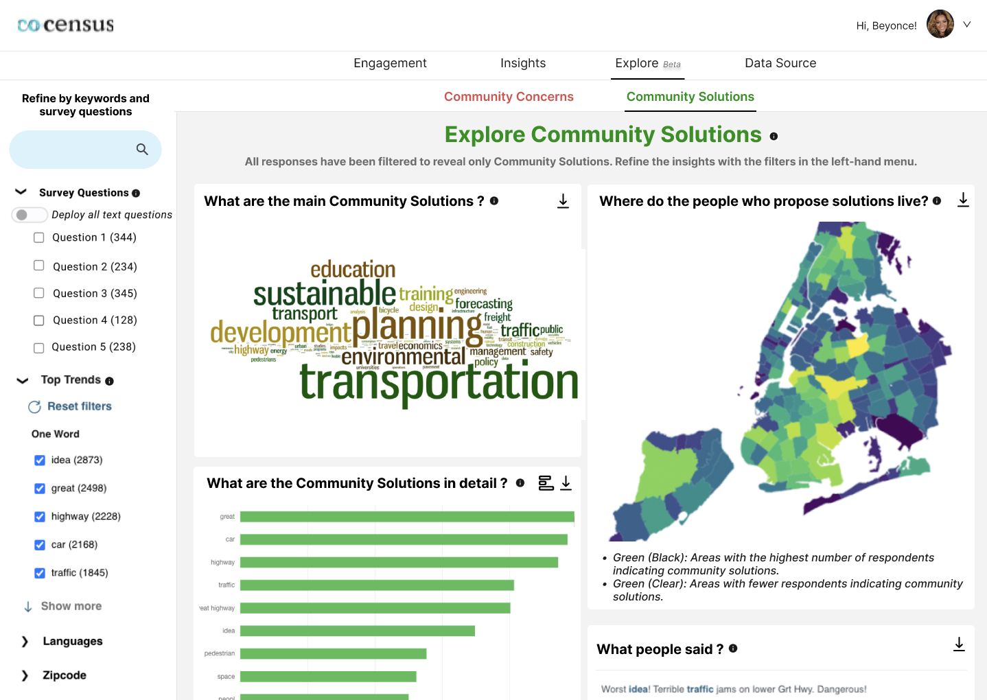 Use Esri to explore community concerns and solutions — co:census