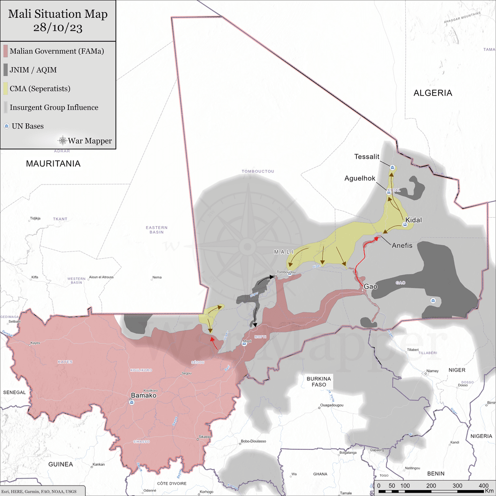 The conflict in Mali — War Mapper