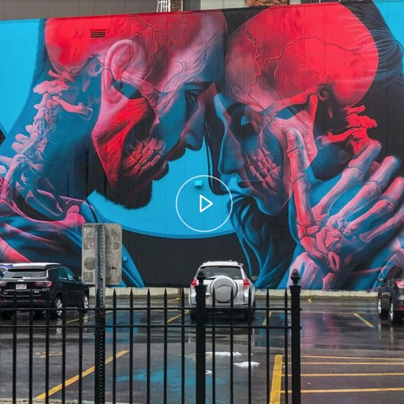 SEE IT IN 3D: A NEW WAY TO LOOK AT "MOONCAKE" MURAL IN DOWNTOWN ...