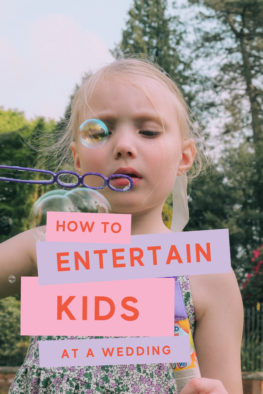 How to entertain kids at a wedding — Ro&Be