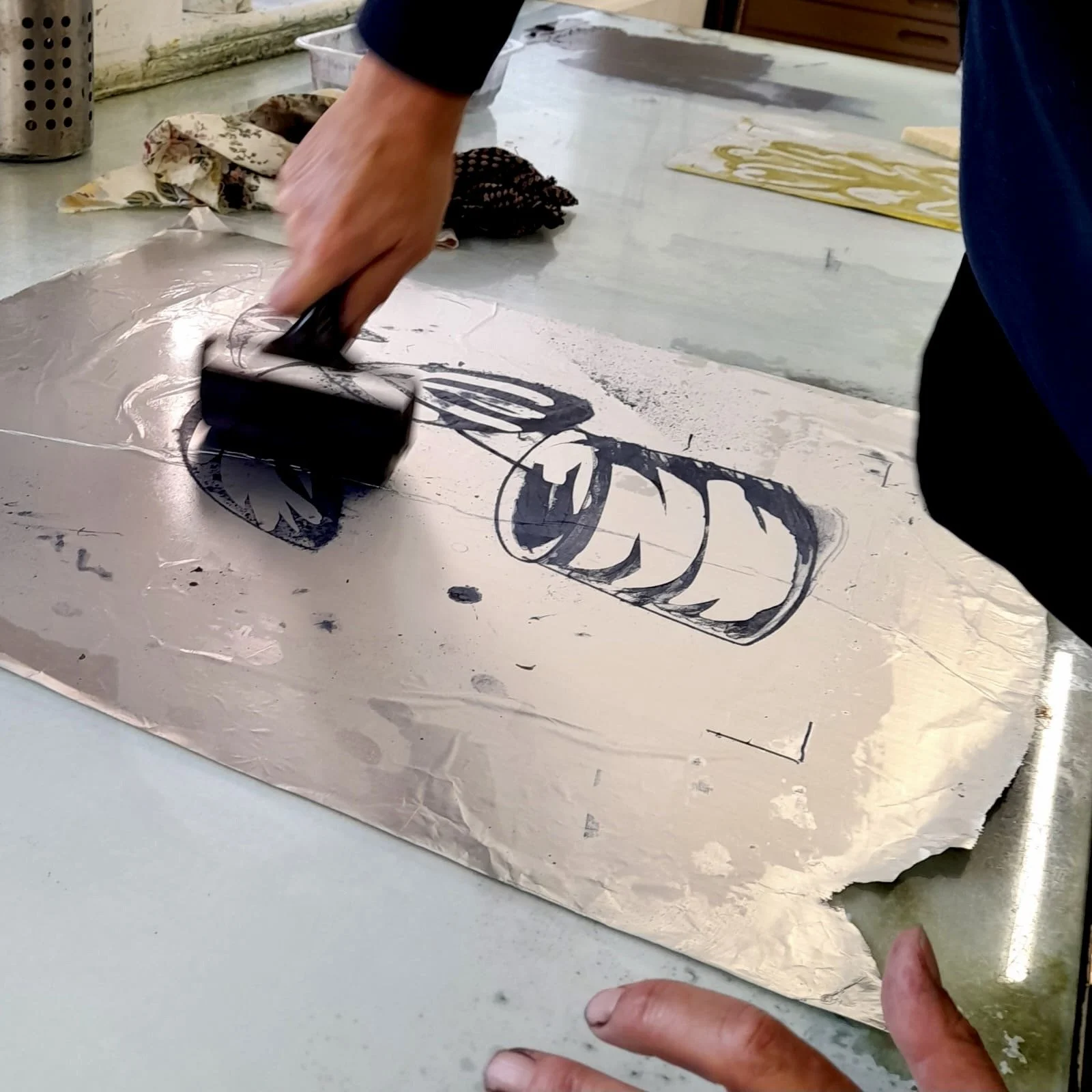 Kitchen Lithography Outreach — Double Elephant Print Workshop