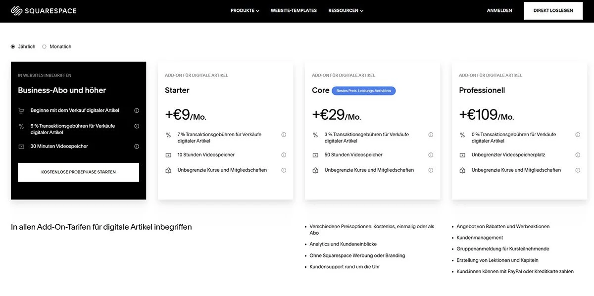 Online-Kurse erstellen mit Squarespace Courses — MarkOp Webdesign