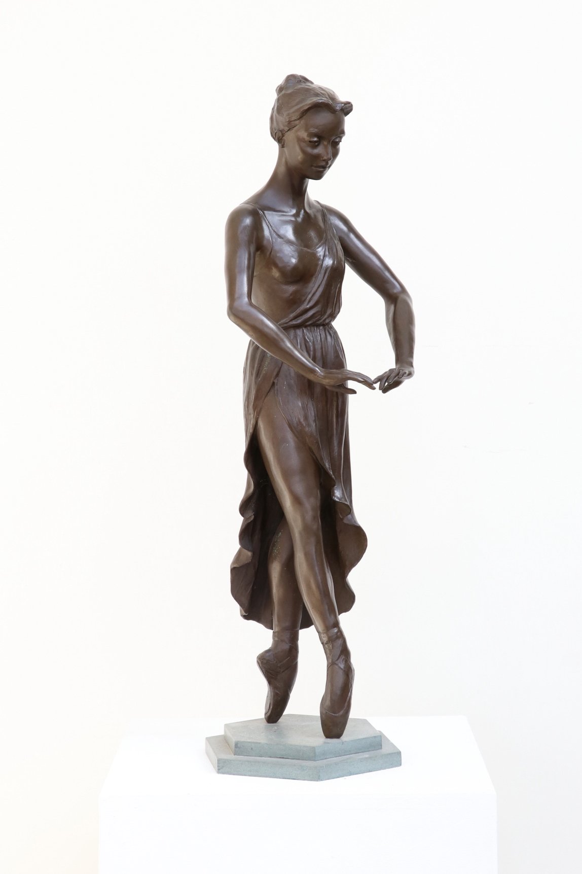 Figures bronze sculpture small studies — Le Blanc Fine Art
