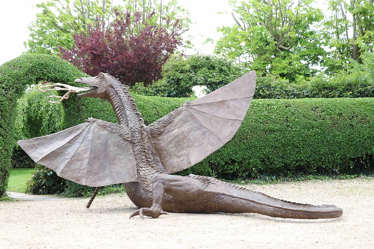 Dragon Bronze Sculpture — Le Blanc Fine Art